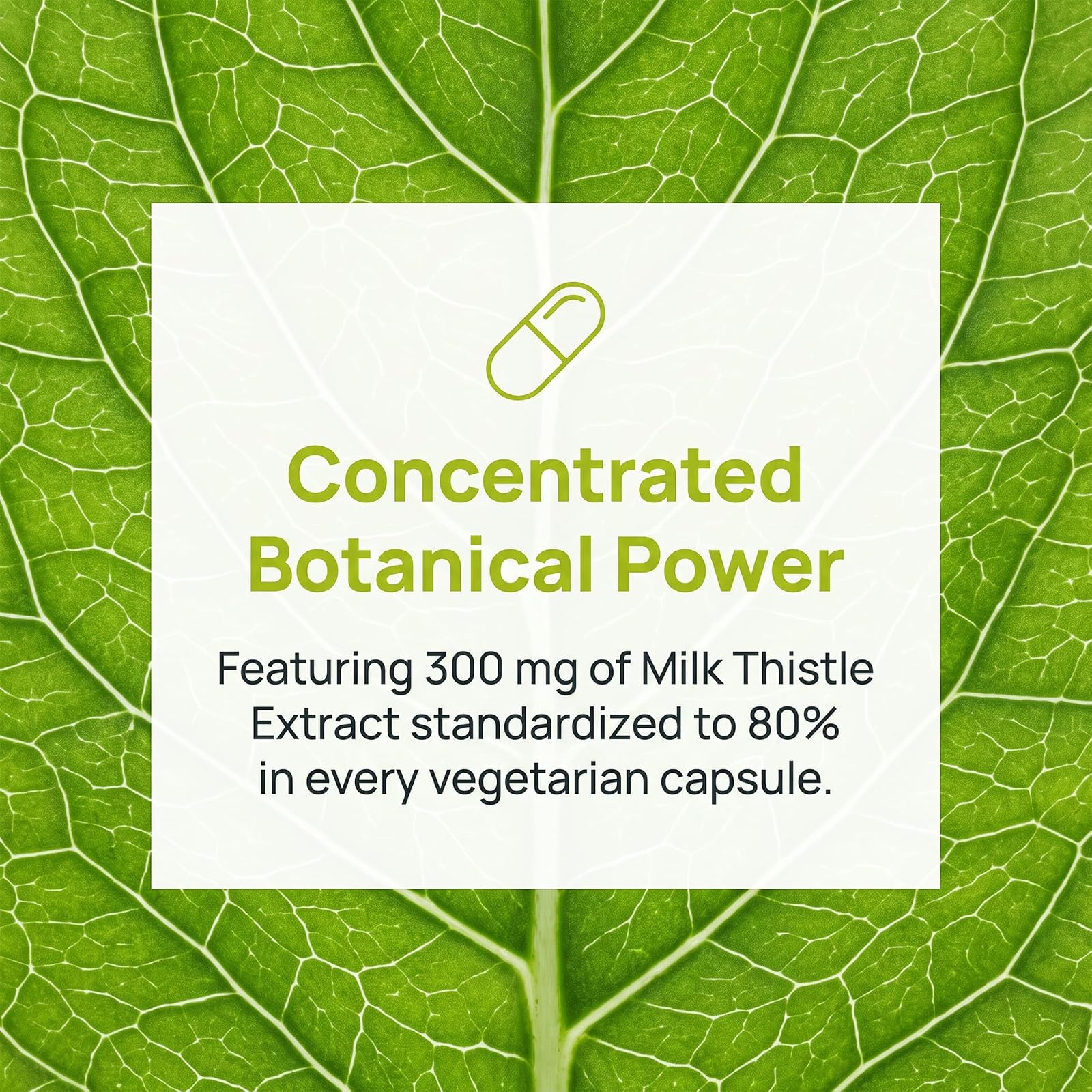vegan-friendly Milk Thistle capsules
