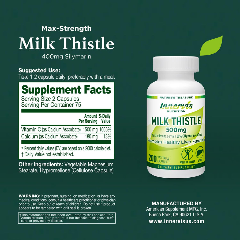vegan-friendly milk thistle supplement