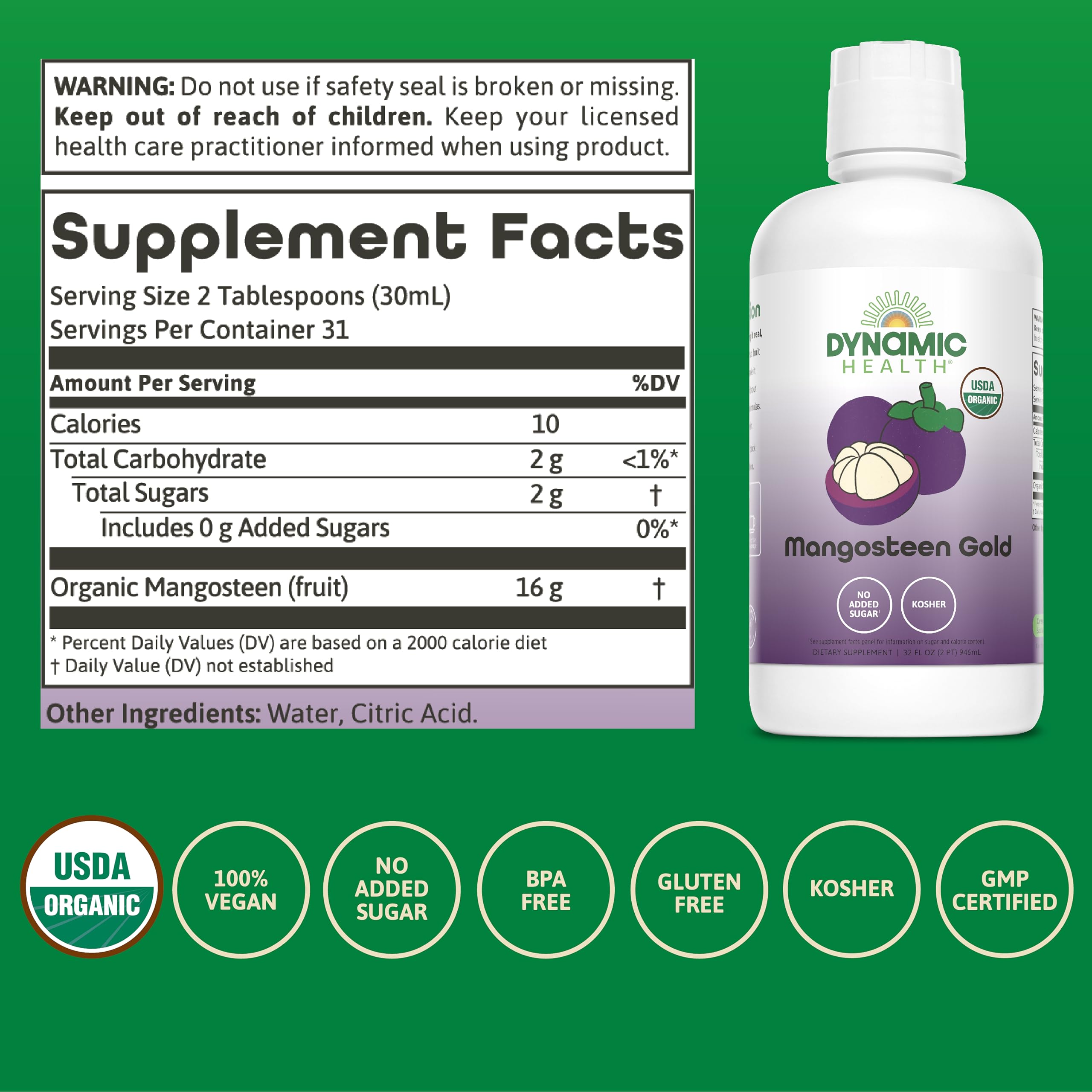 Vegan-friendly mineral supplement drink