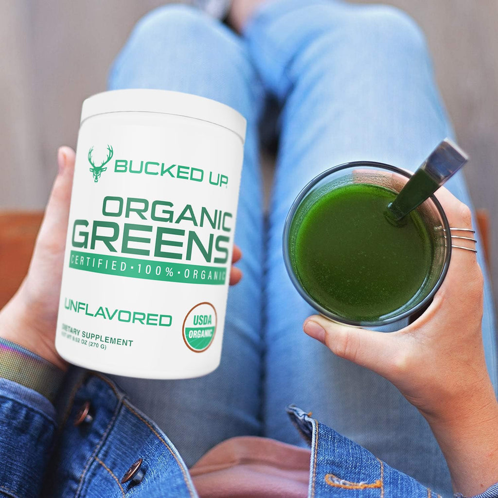 vegan-friendly mixed greens powder