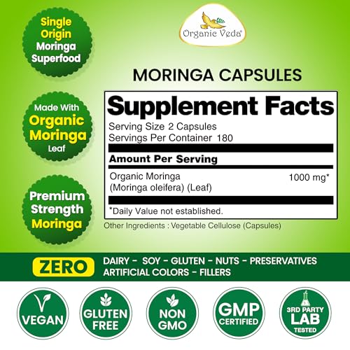 vegan-friendly moringa capsules benefits