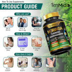 Vegan-friendly moringa dietary supplement