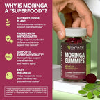 Vegan-friendly Moringa gummies