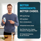 vegan-friendly moringa leaf capsules