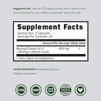 vegan-friendly moringa leaf capsules