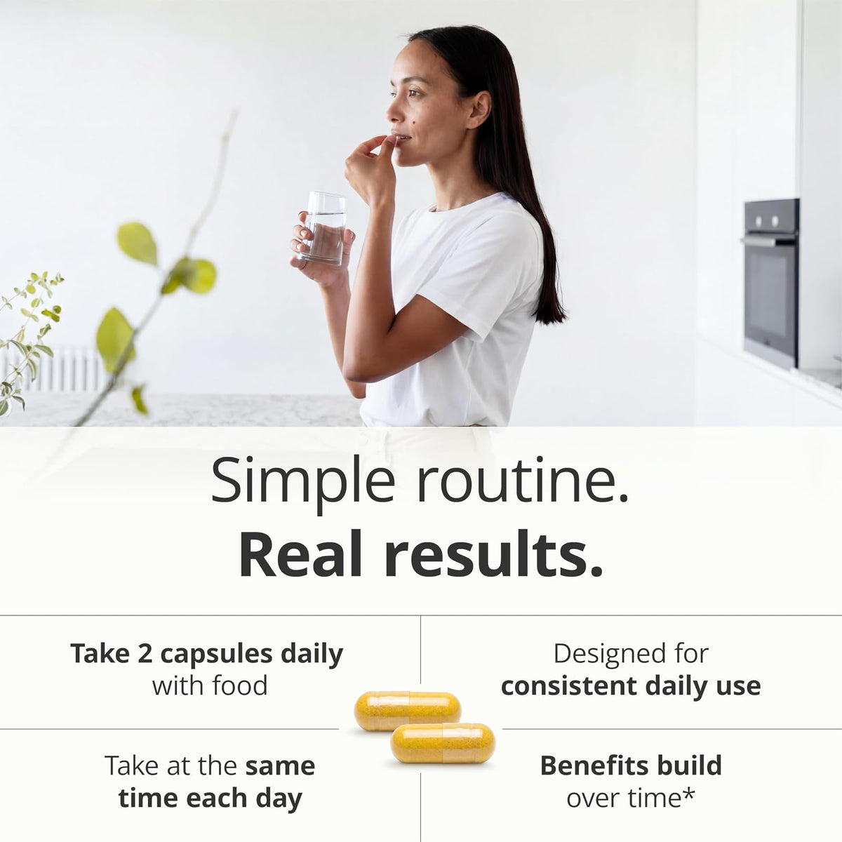 Vegan-friendly moringa supplement capsules