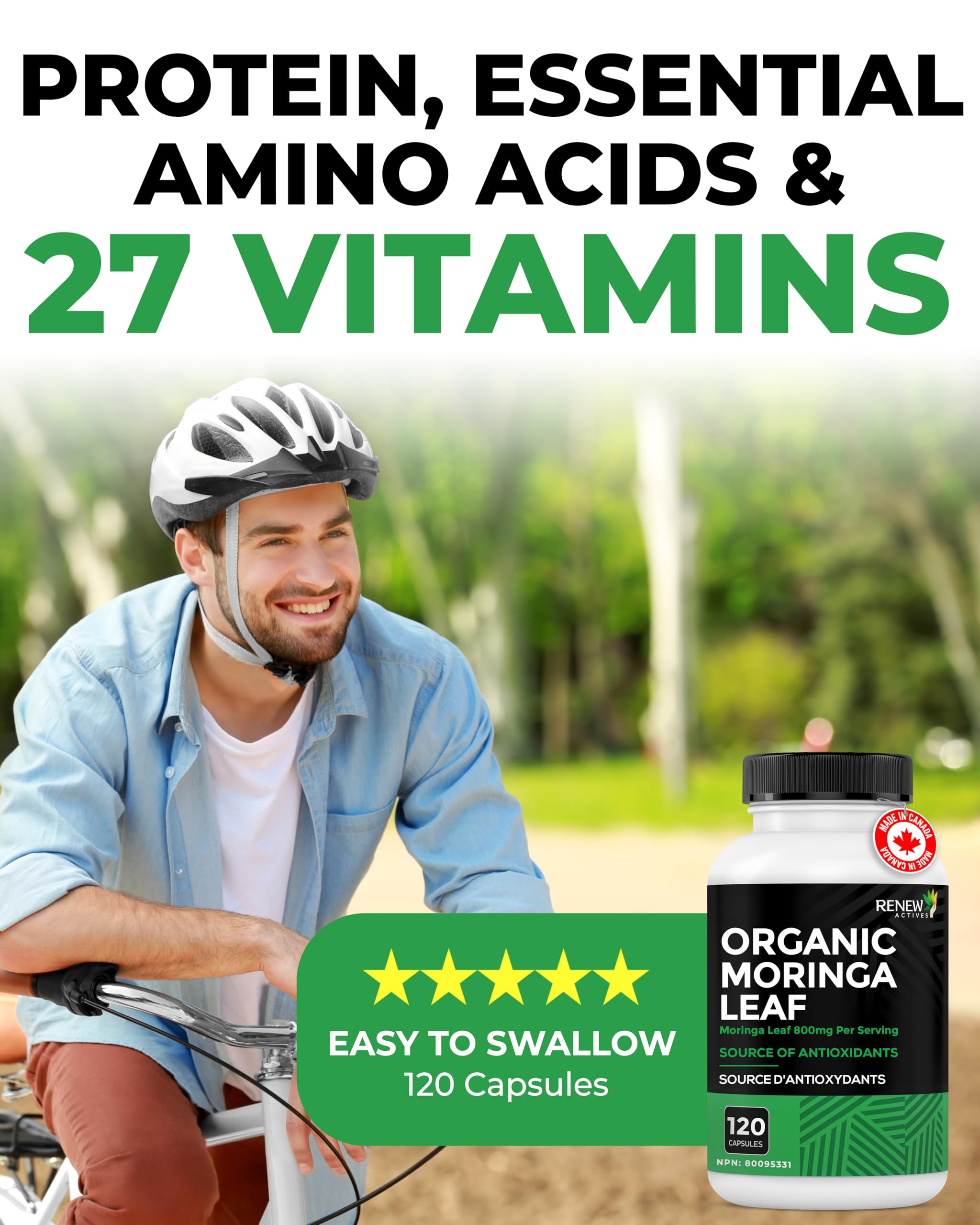 Vegan-friendly moringa supplements for health