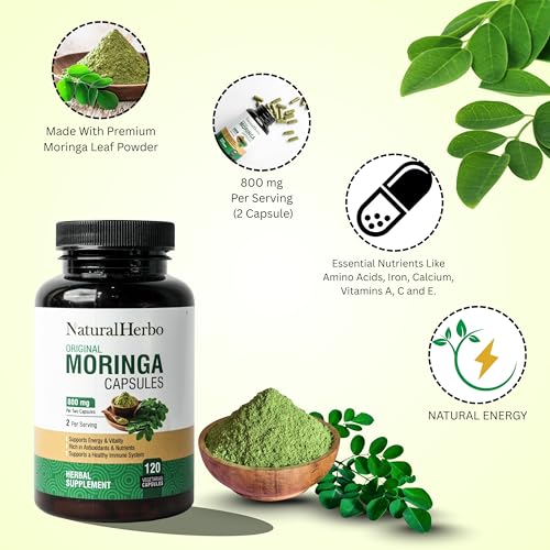 Vegan-friendly Moringa supplements