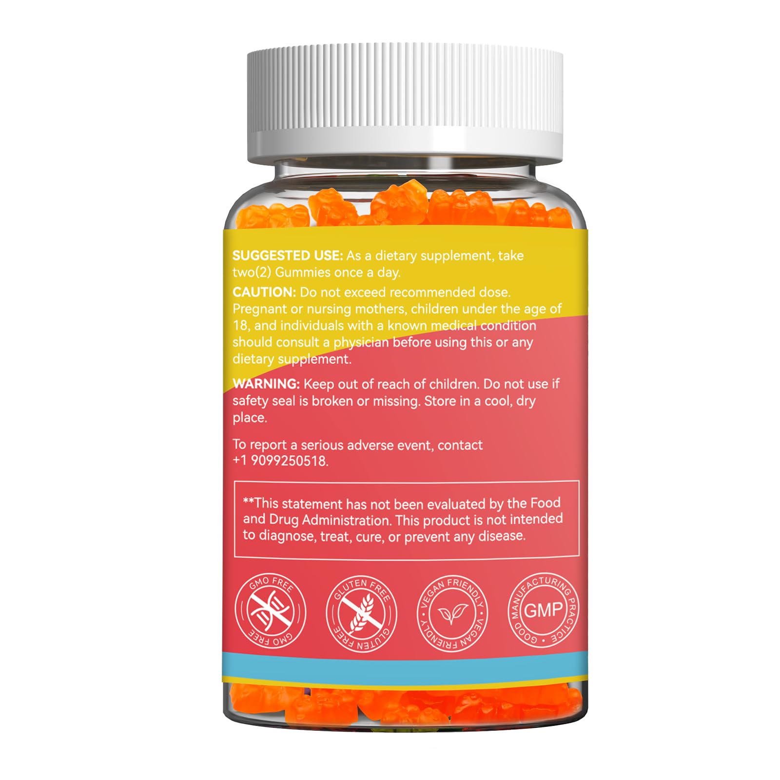 Vegan-friendly mullein herbal gummies