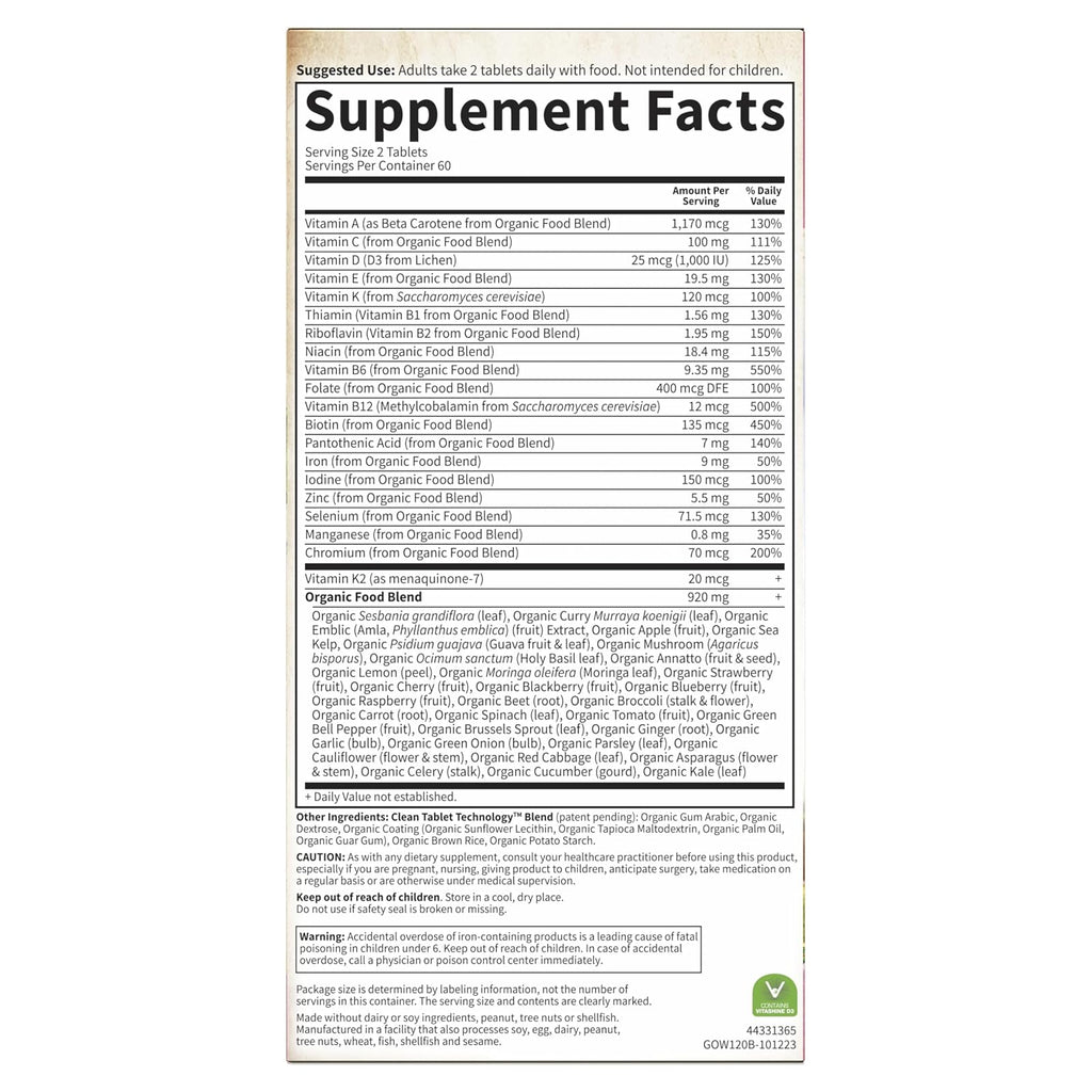 vegan friendly multivitamin option