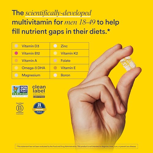Vegan-friendly multivitamin with iron