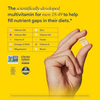 Vegan-friendly multivitamin with iron
