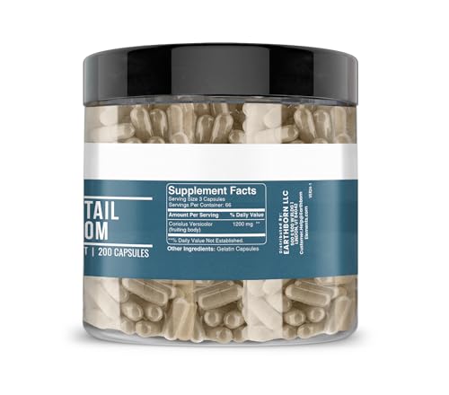 Vegan-friendly mushroom capsules for vitality
