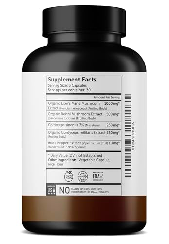 vegan-friendly mushroom capsules