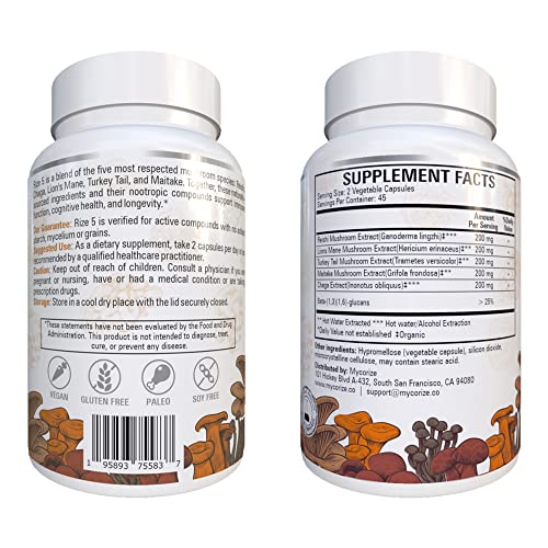 vegan-friendly mushroom capsules