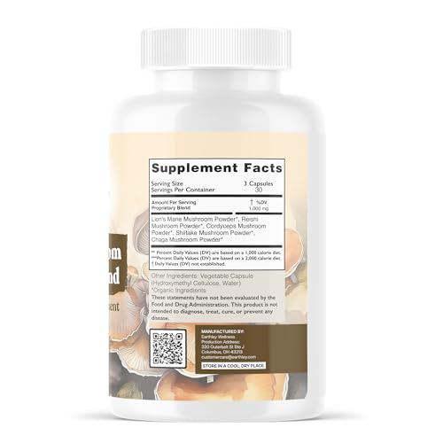 vegan-friendly mushroom capsules