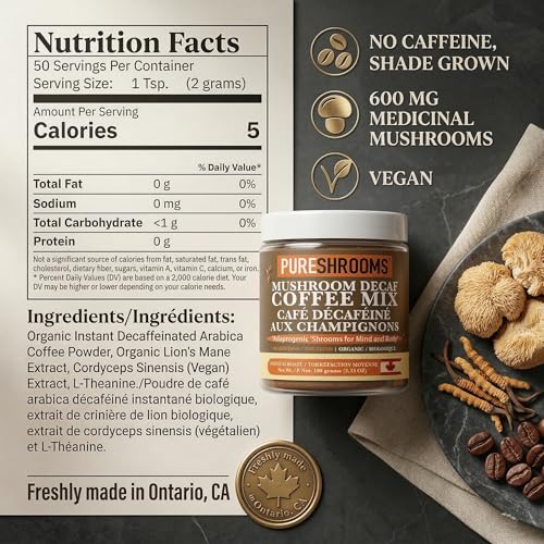 vegan-friendly mushroom coffee option