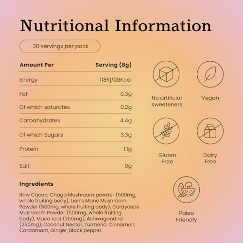 Vegan-friendly mushroom coffee option