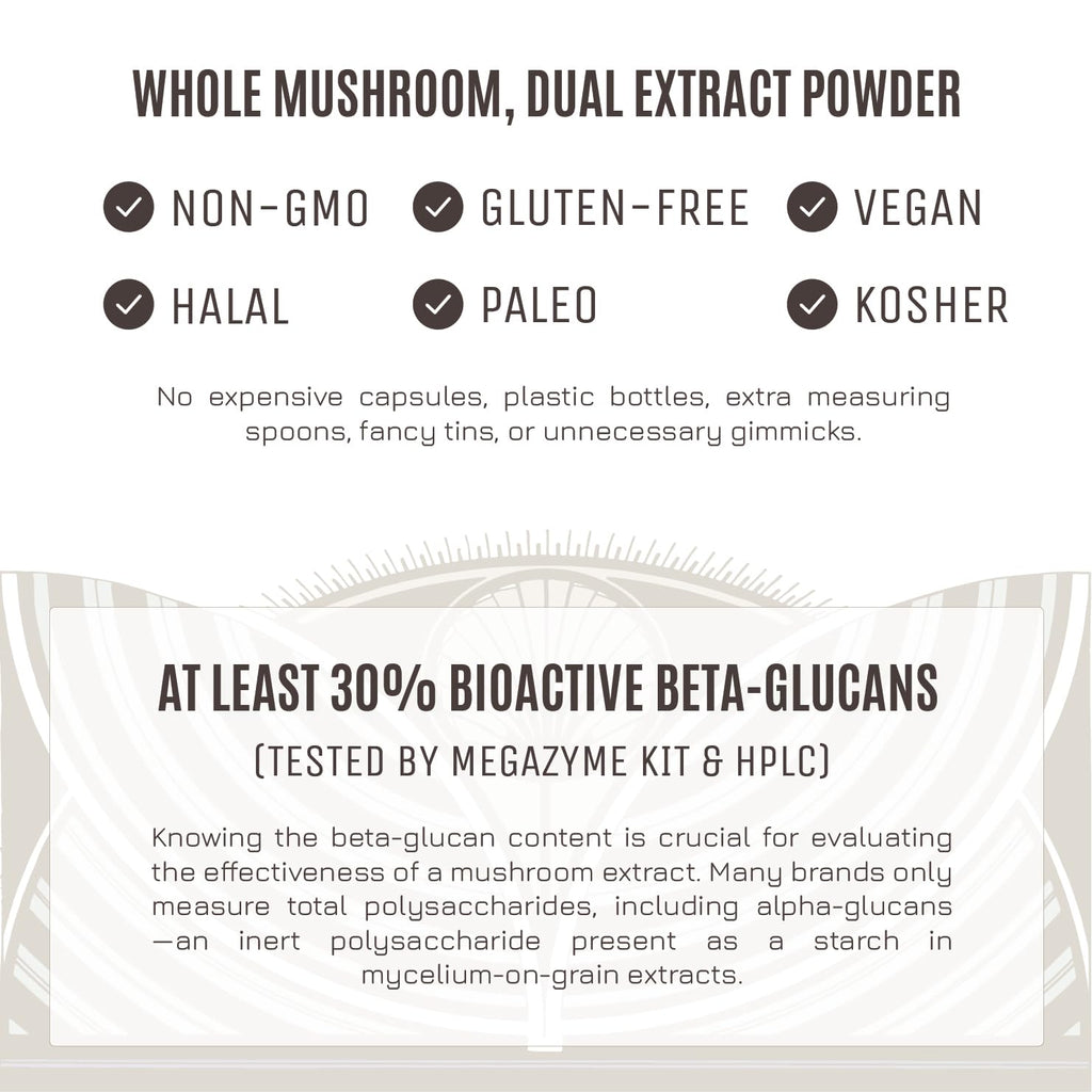 vegan-friendly mushroom extract powder