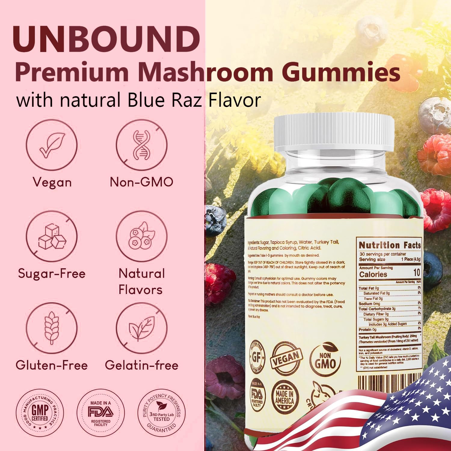 vegan-friendly mushroom health chews