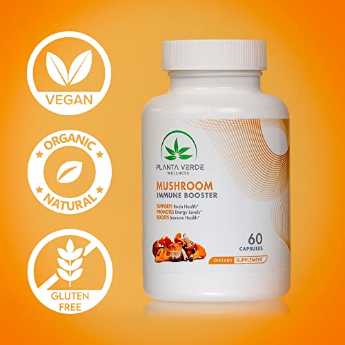Vegan-friendly mushroom health supplement