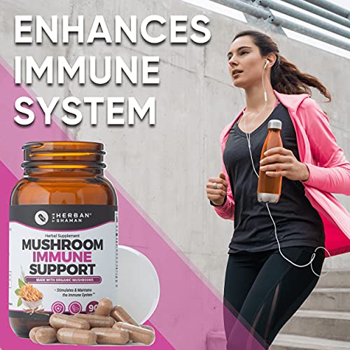 vegan-friendly mushroom immune support
