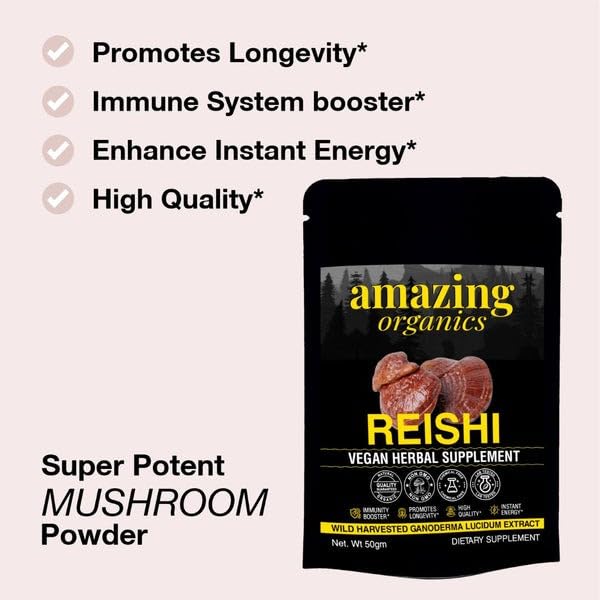 Vegan-friendly mushroom superfood powder