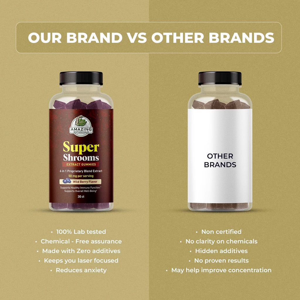 Vegan-friendly mushroom supplement capsules