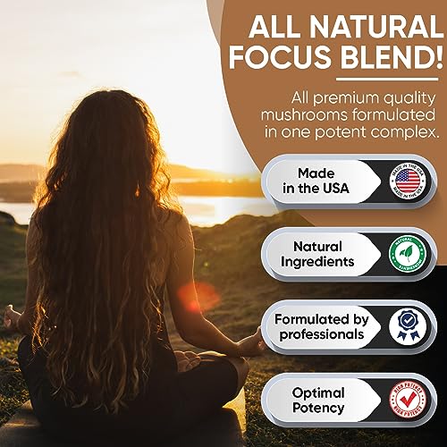 Vegan-friendly mushroom supplement for vitality