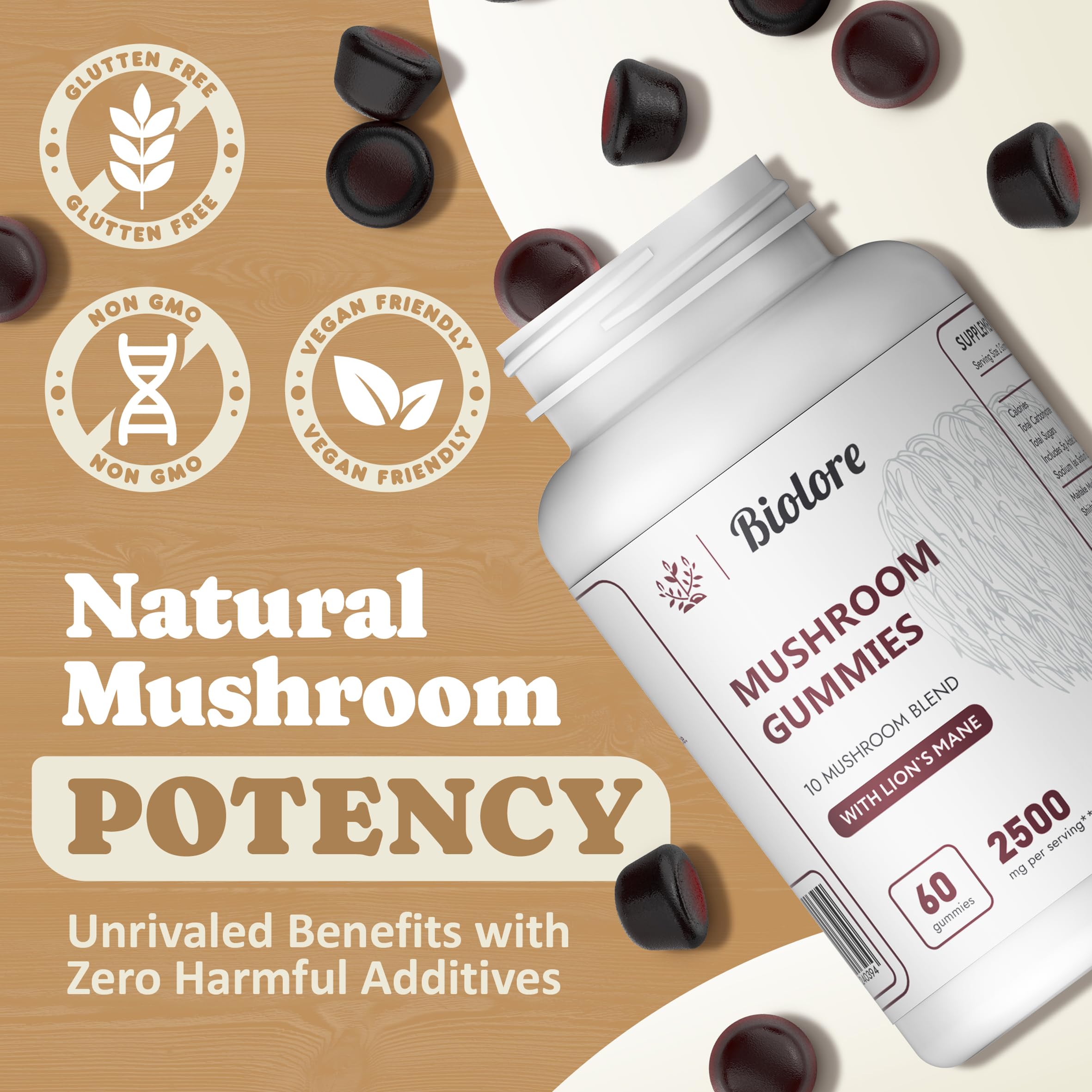 Vegan-friendly mushroom supplement option