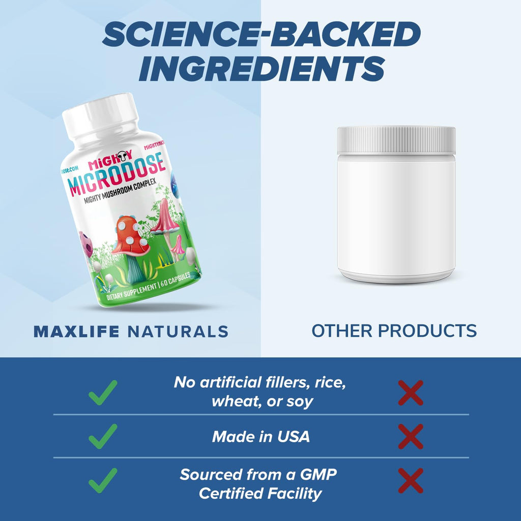 vegan-friendly mushroom supplement option