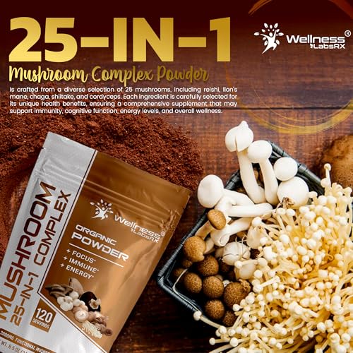 vegan-friendly mushroom supplement pack