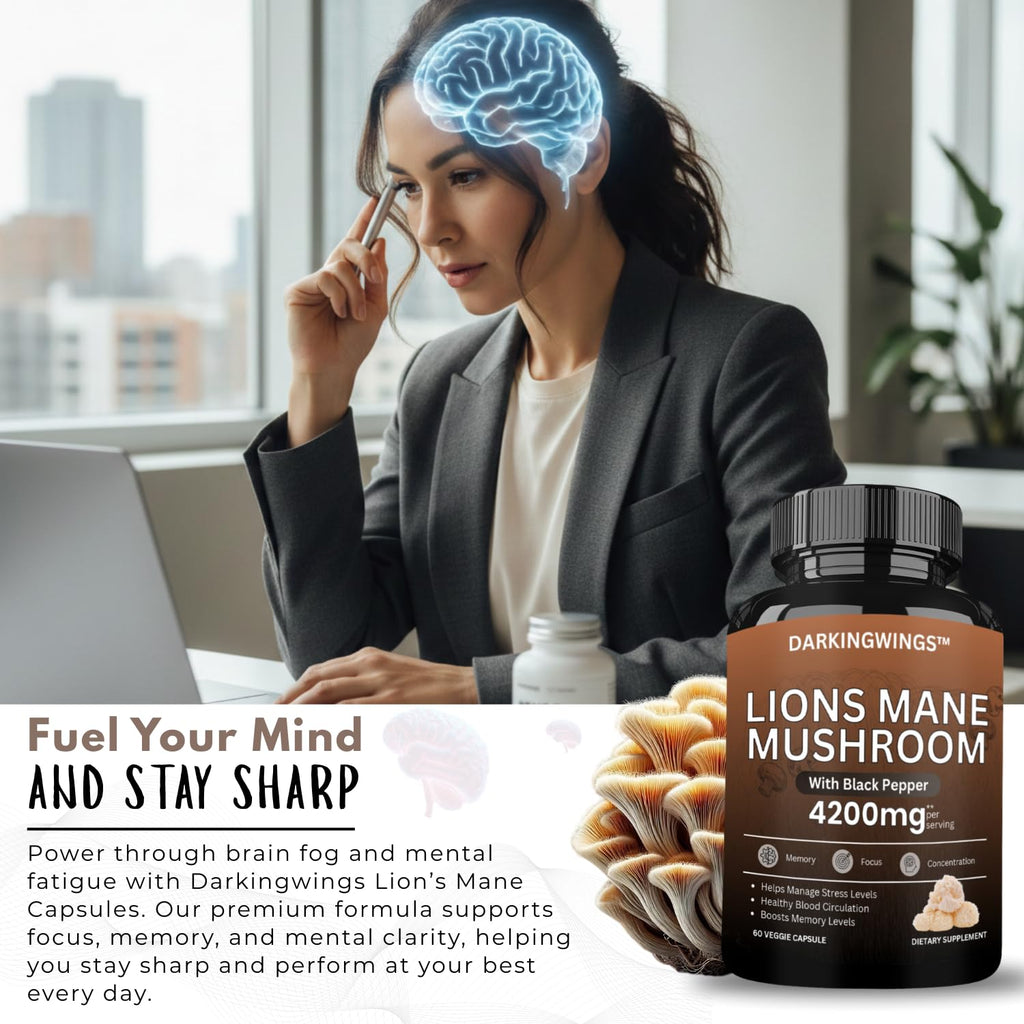 Vegan-friendly mushroom supplement