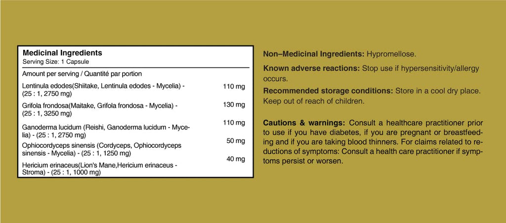 vegan-friendly mushroom supplement