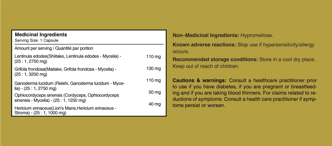 vegan-friendly mushroom supplement