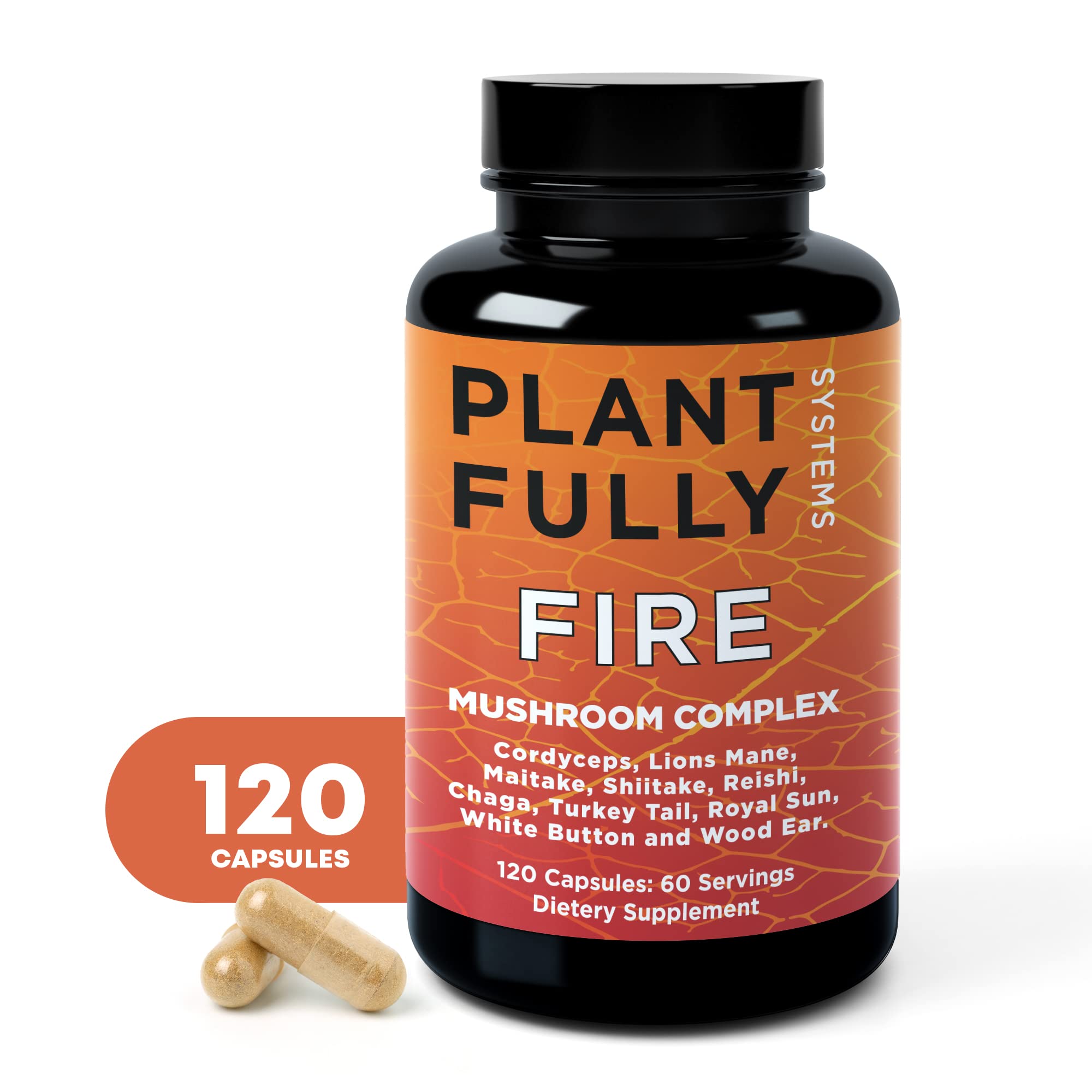 Vegan-friendly mushroom supplement