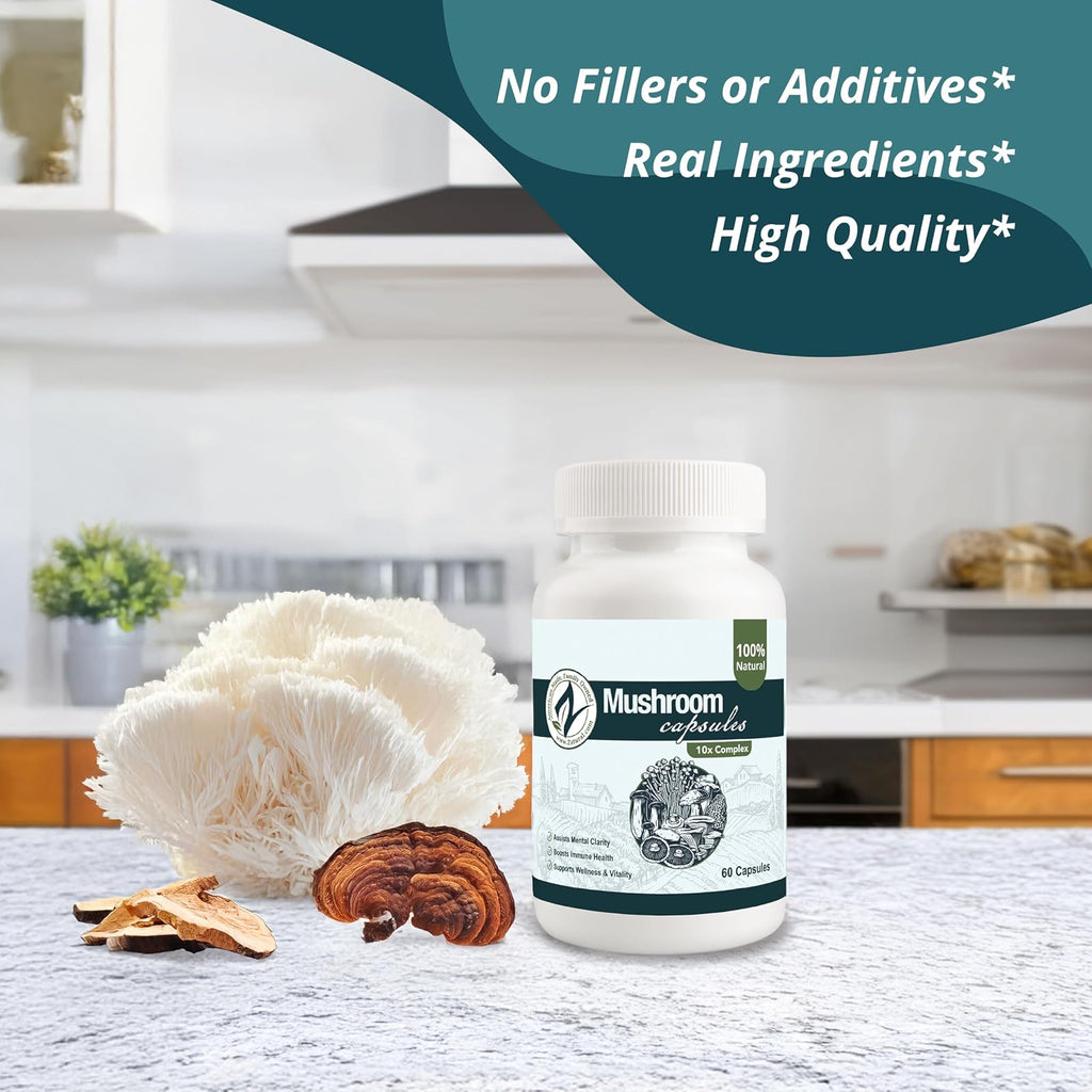vegan-friendly mushroom supplement