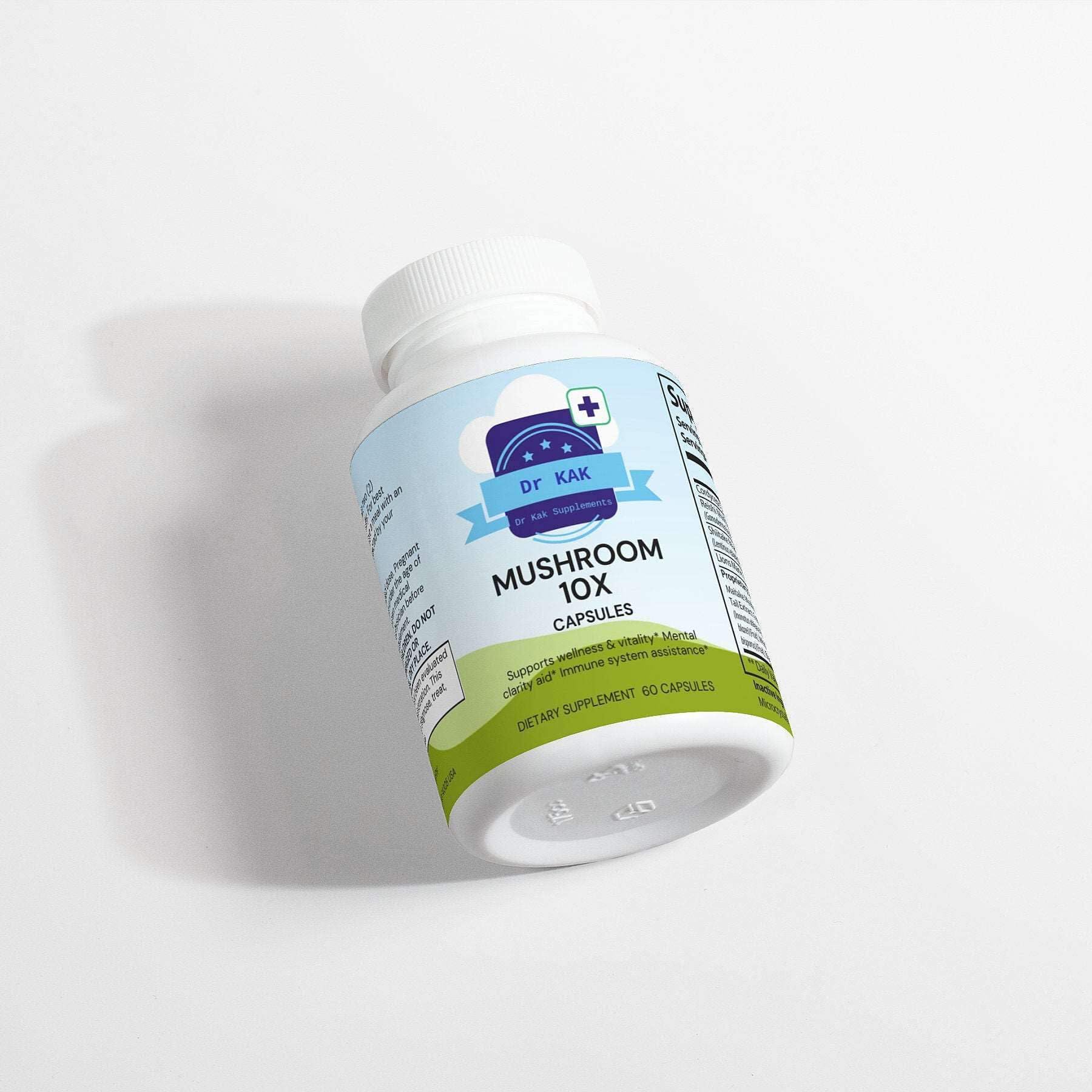 Vegan-friendly mushroom supplement