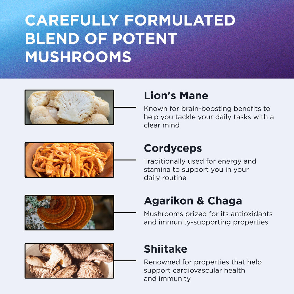 vegan-friendly mushroom supplement