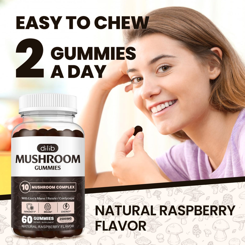 Vegan-friendly mushroom supplement