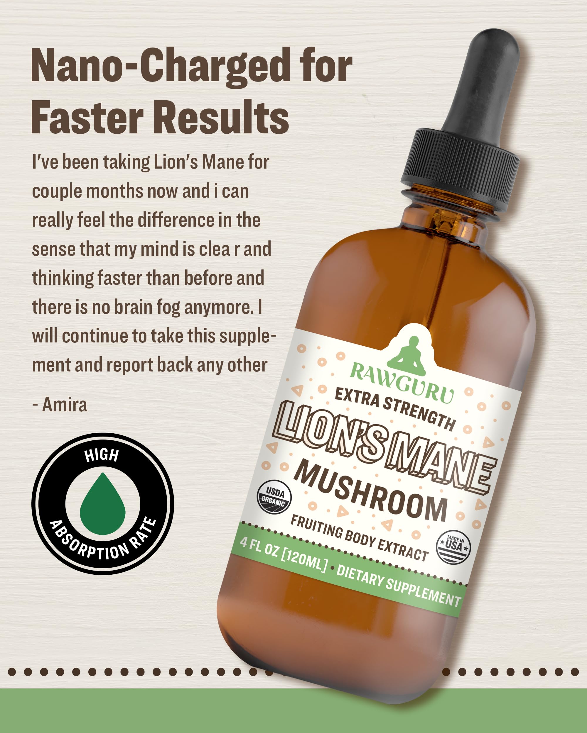 Vegan-friendly mushroom tincture for vitality