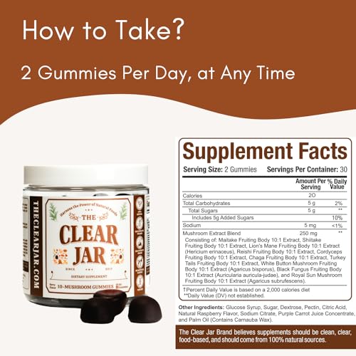 vegan-friendly mushroom wellness gummies