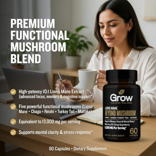 vegan-friendly mushrooms for brain health