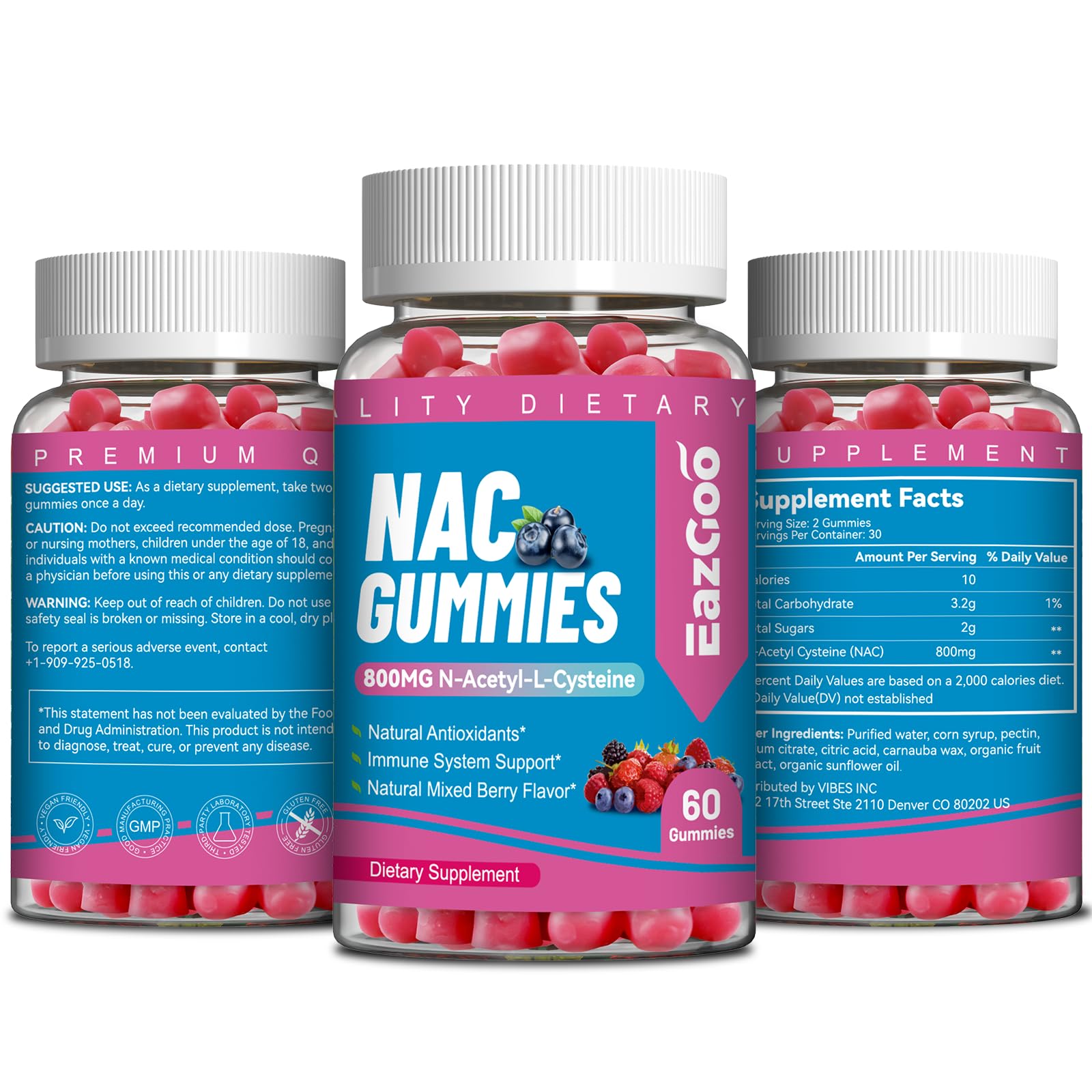 Vegan-friendly NAC gummies for everyone