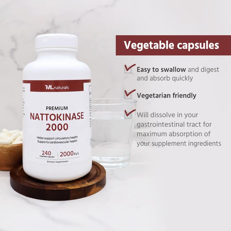 vegan-friendly nattokinase capsules