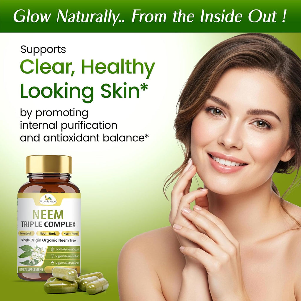 Vegan-friendly neem extract capsules