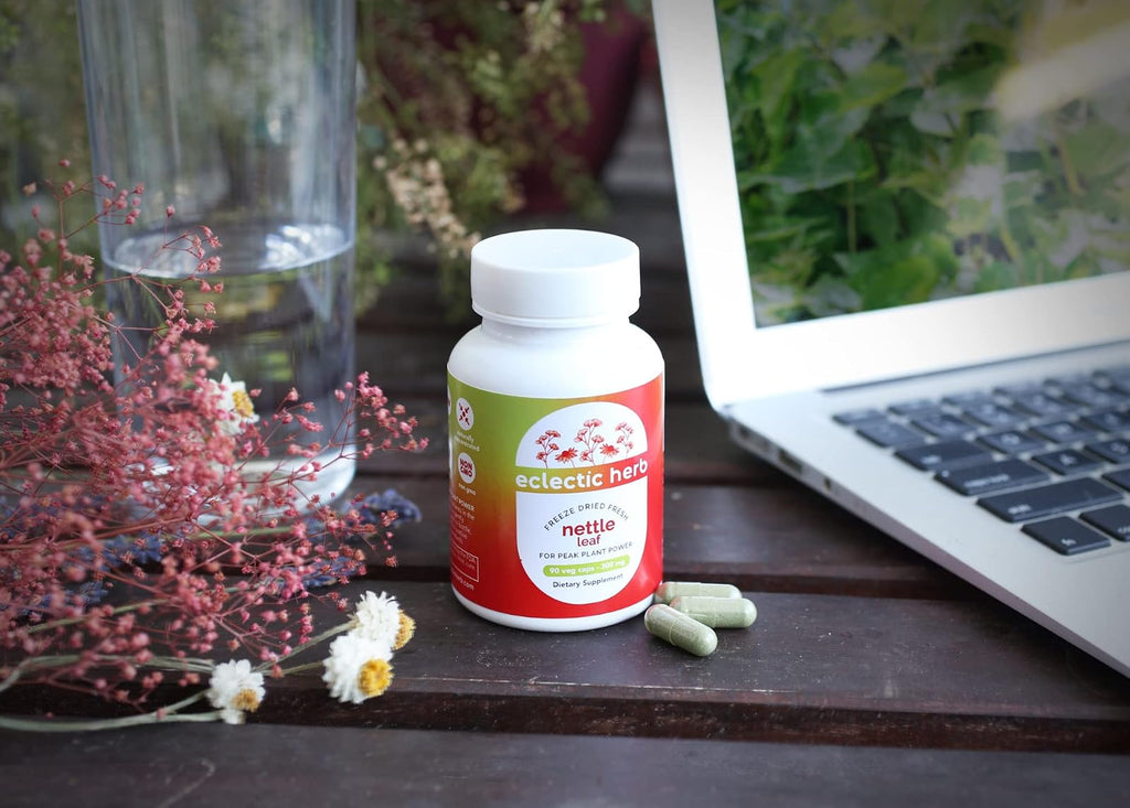 vegan-friendly nettle capsules