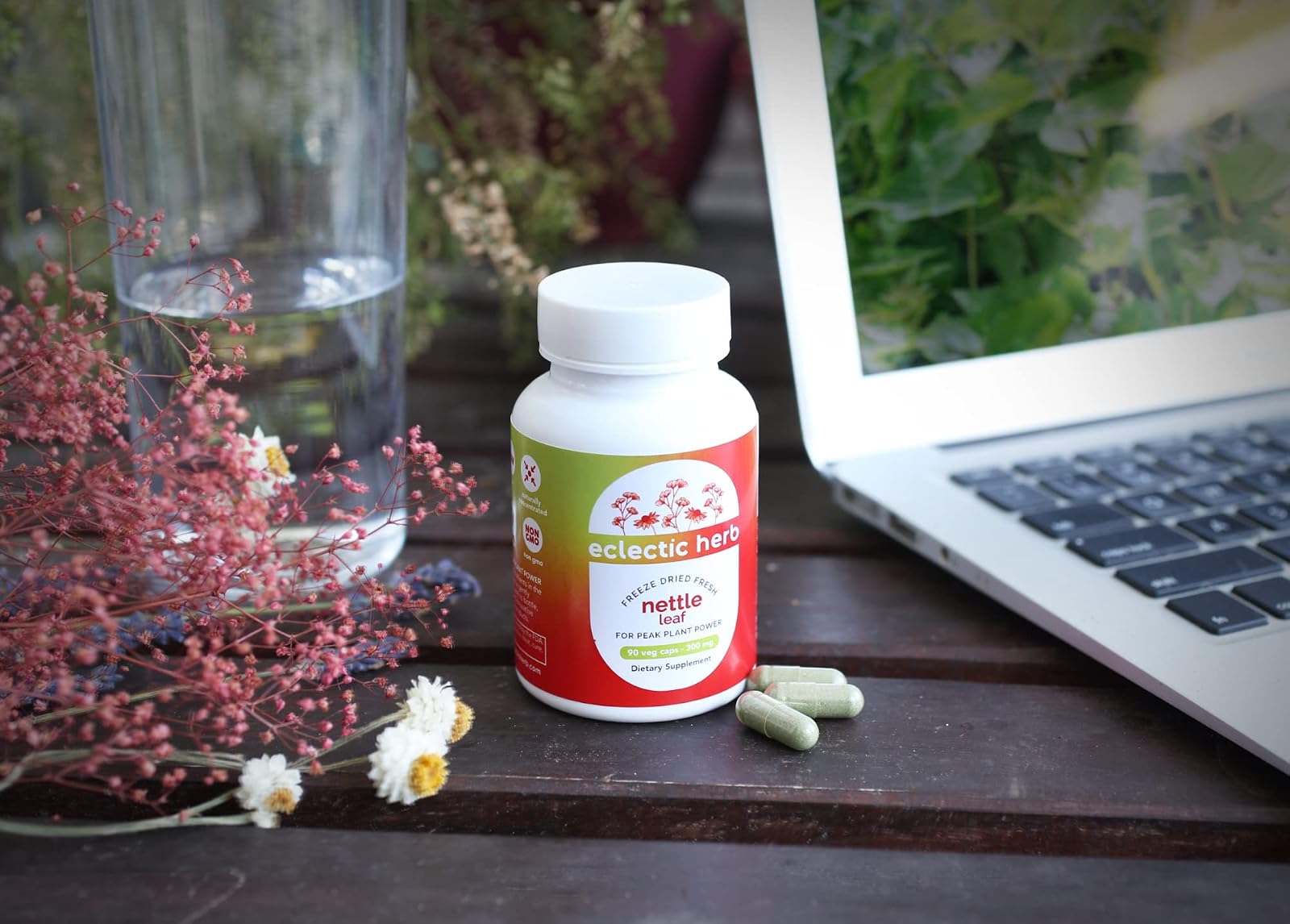 vegan-friendly nettle capsules