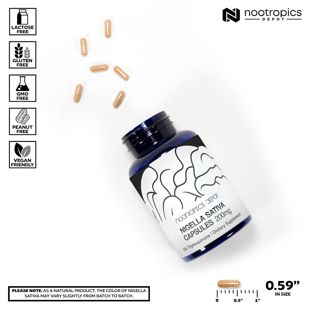 Vegan-friendly Nigella Sativa capsules