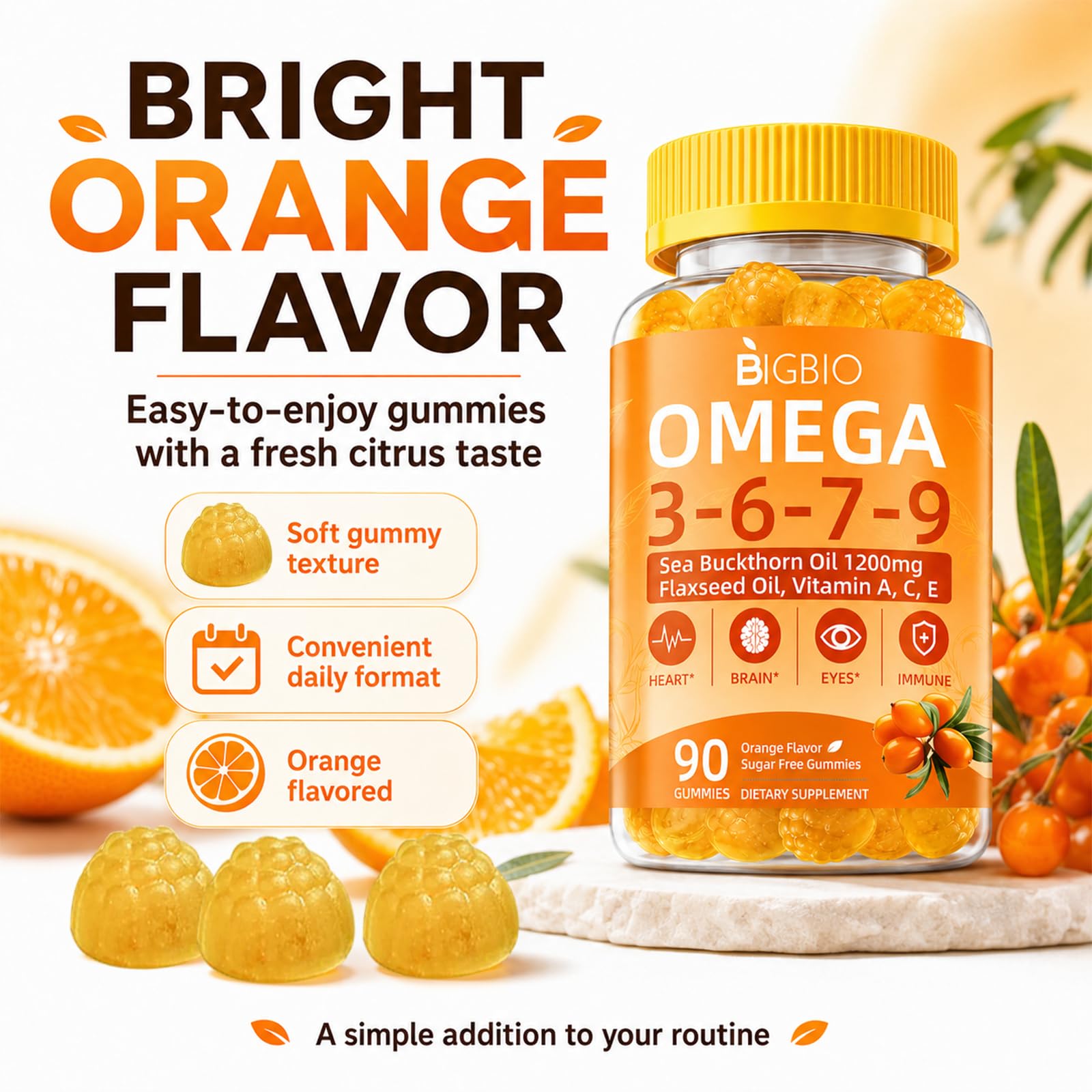 Vegan-friendly Omega gummies